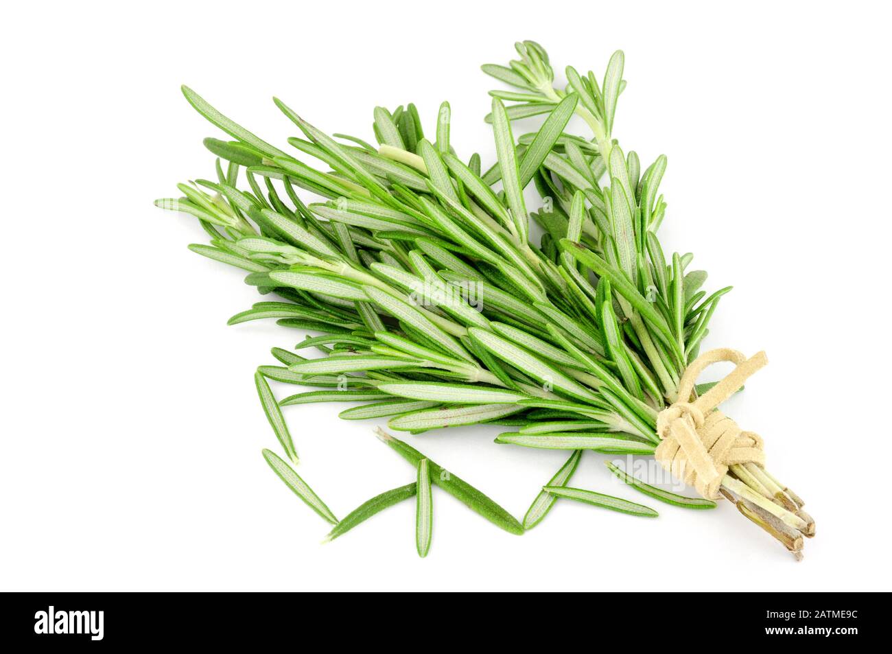 Fresh bunch of fragrant Rosemary herb stems Stock Photo - Alamy