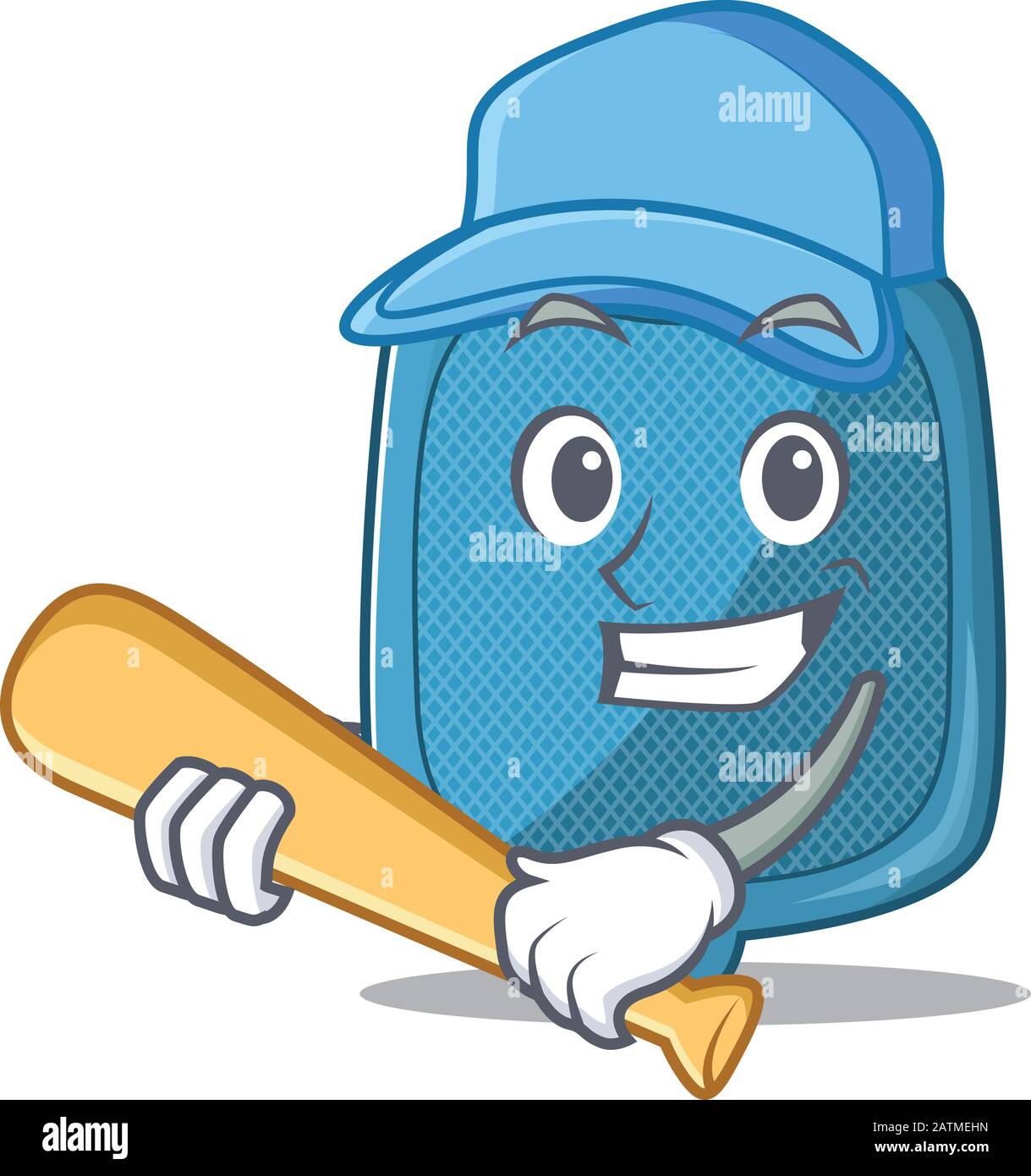 Sporty hot water bag cartoon character design with baseball Stock ...