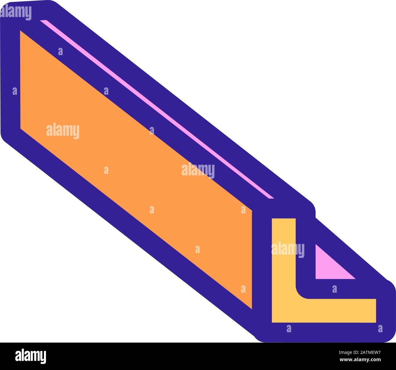 metal rolling icon vector. Isolated contour symbol illustration Stock ...