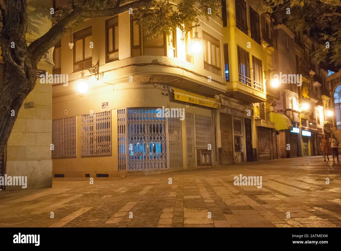 Pavements at night valencia hi-res stock photography and images - Alamy