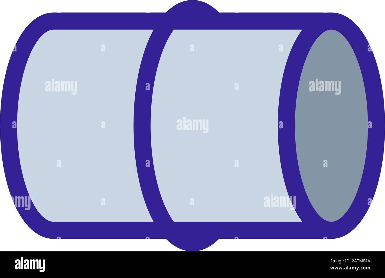 welding pipes icon vector. Isolated contour symbol illustration Stock ...