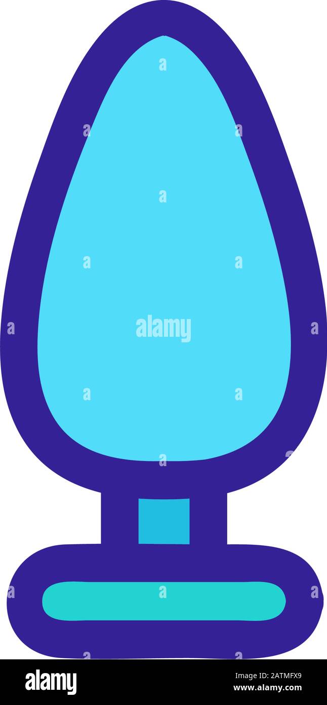 cork icon vector. Isolated contour symbol illustration Stock Vector ...