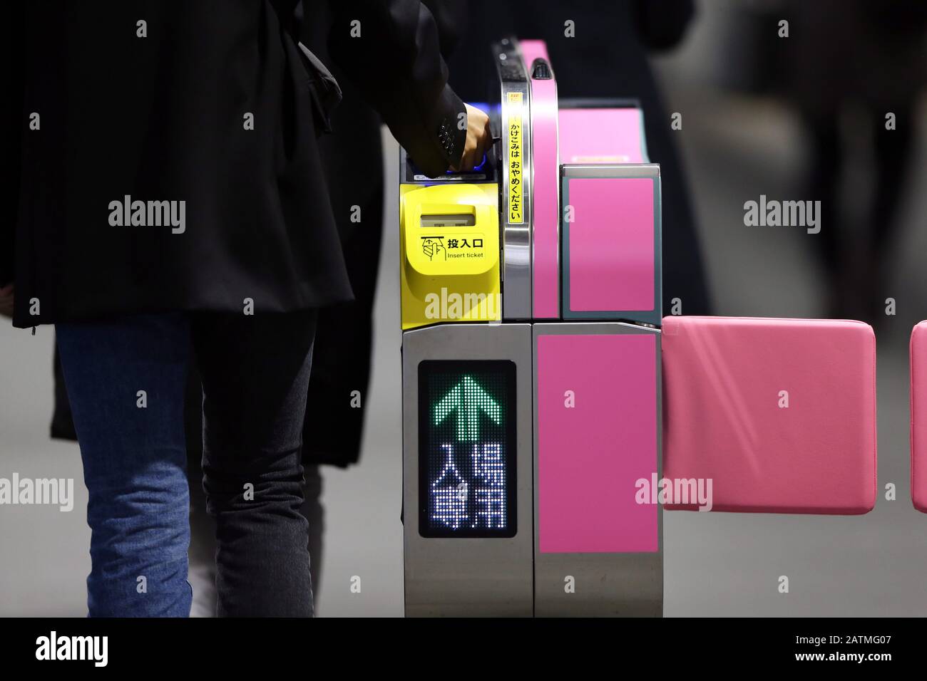 A general view of the new Shibuya Station of Tokyo Metro Ginza Line in ...