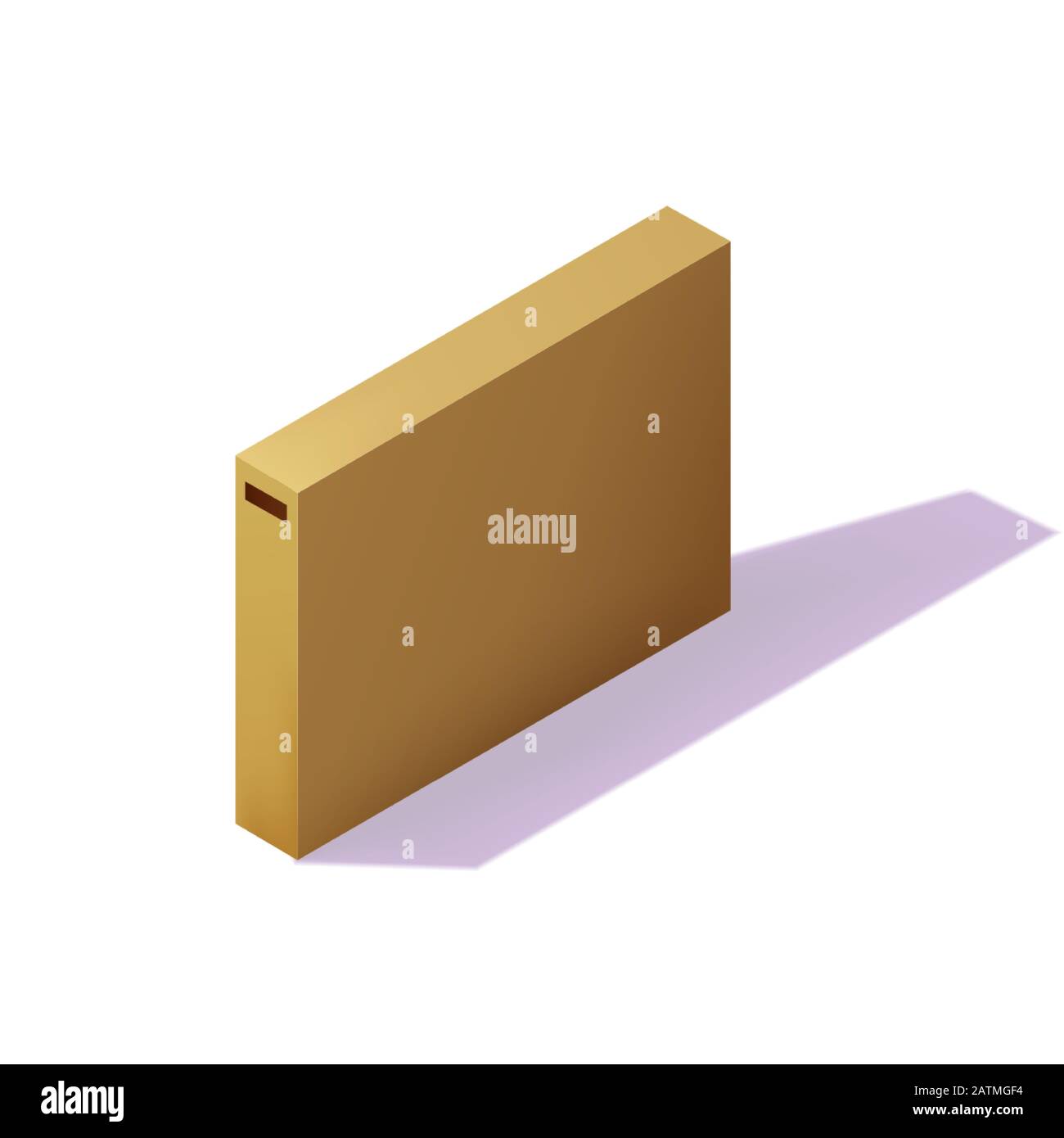 Isometric carton packaging box. 3D realistic icons. Box cardboard ...