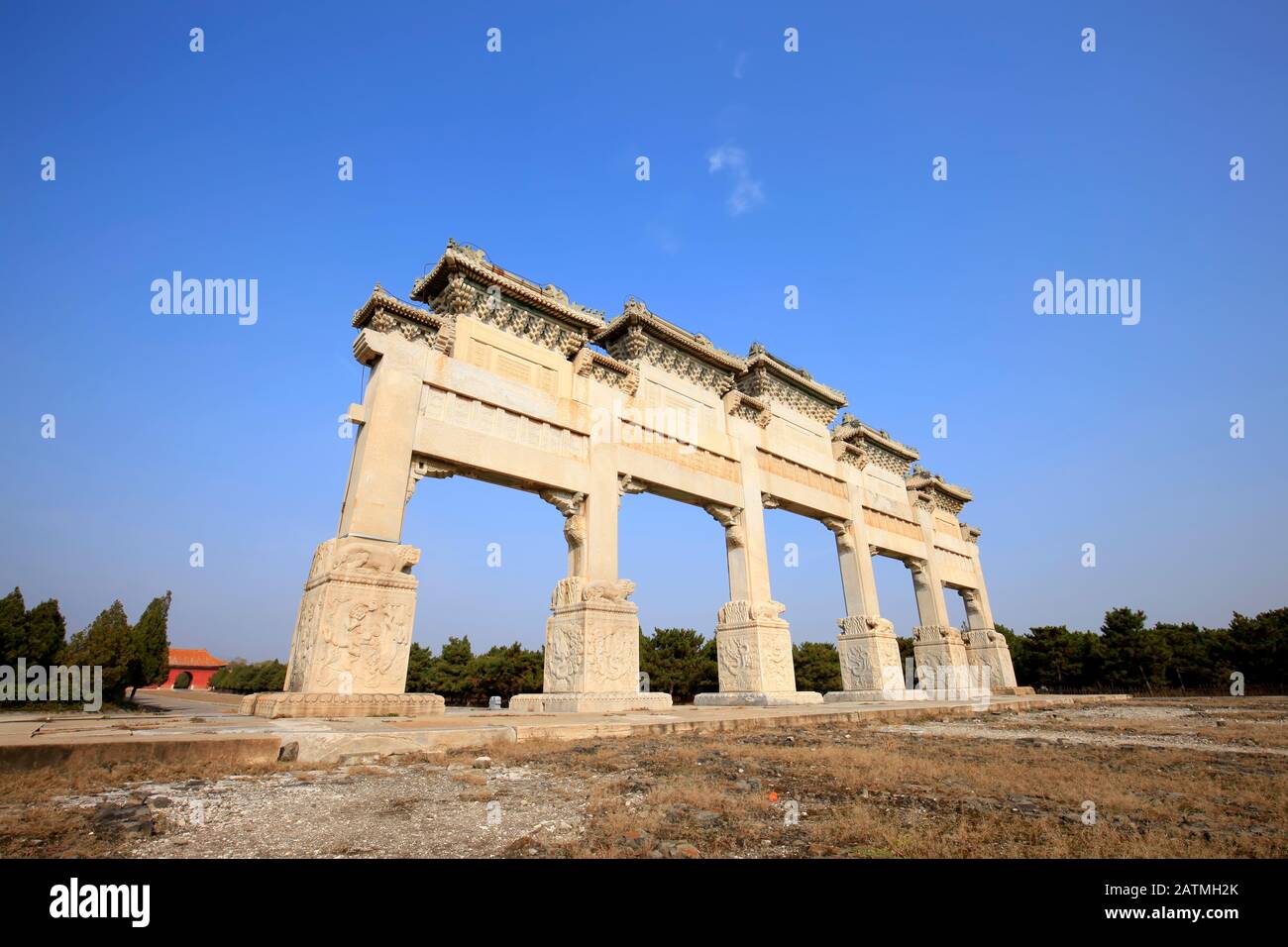 Chinese ancient stone arch Stock Photo - Alamy