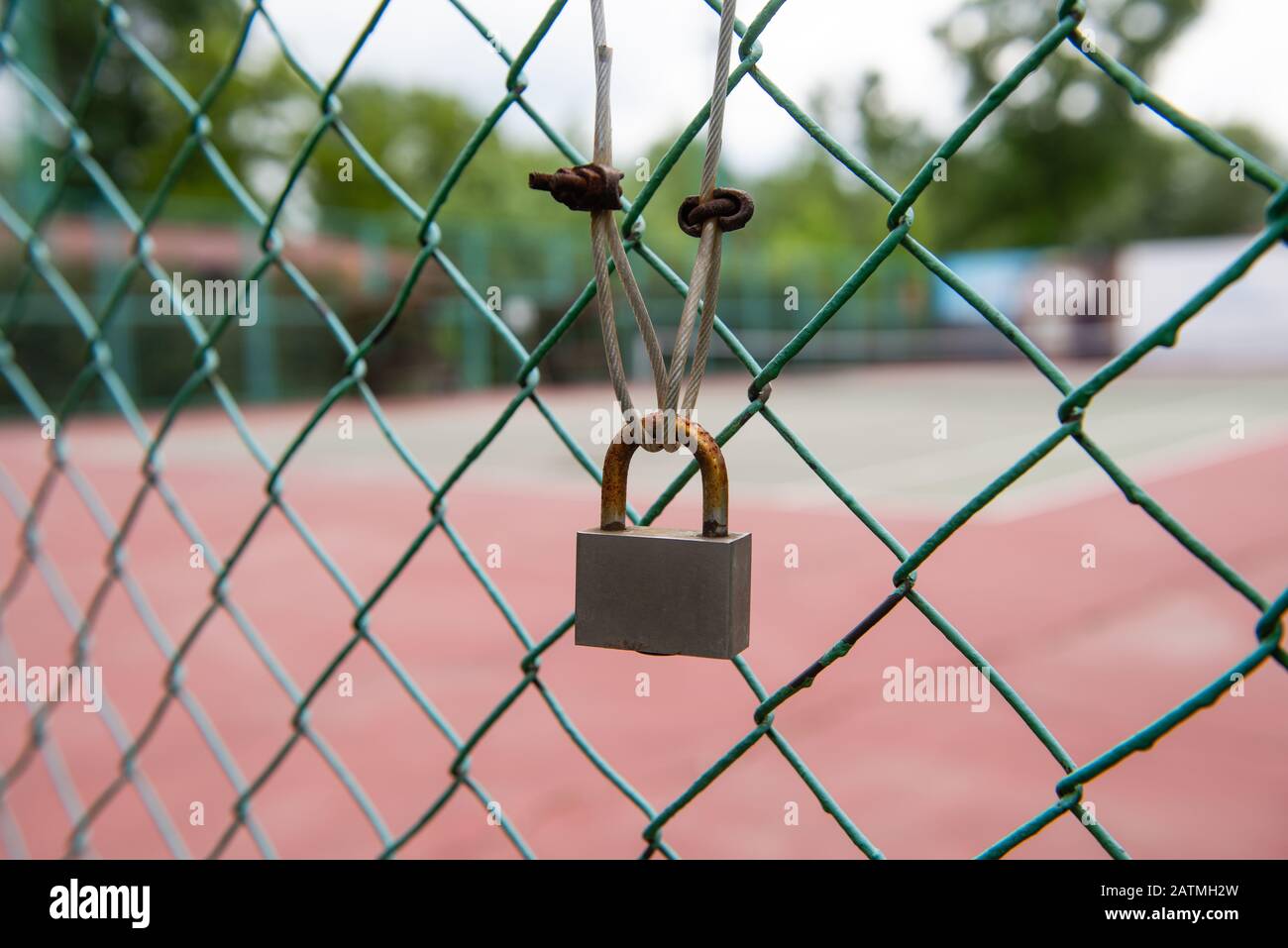 Metal security gate football stadium hi-res stock photography and ...