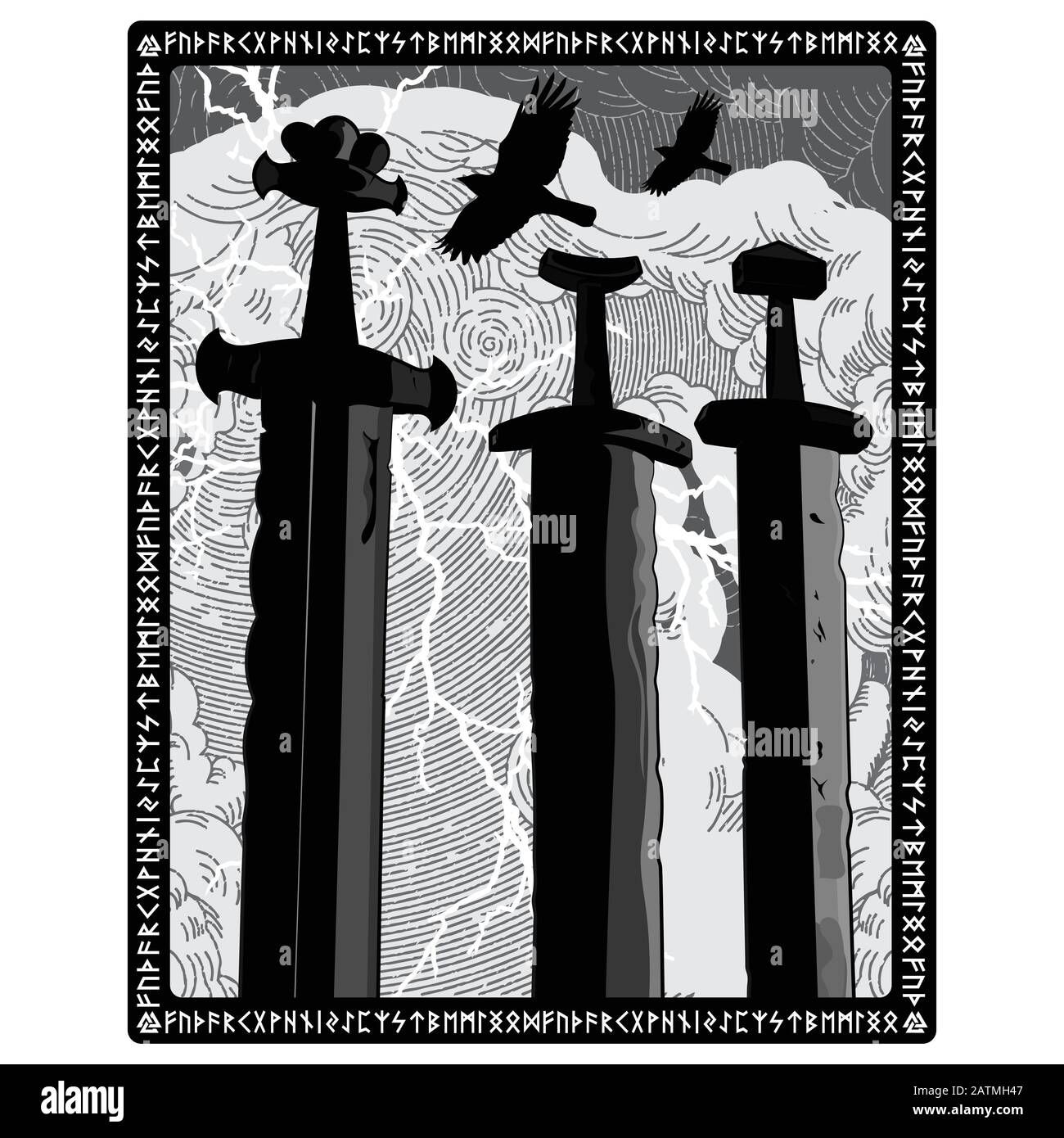 Sverd i Fjell - viking swords monument, symbol of Stavanger Stock ...