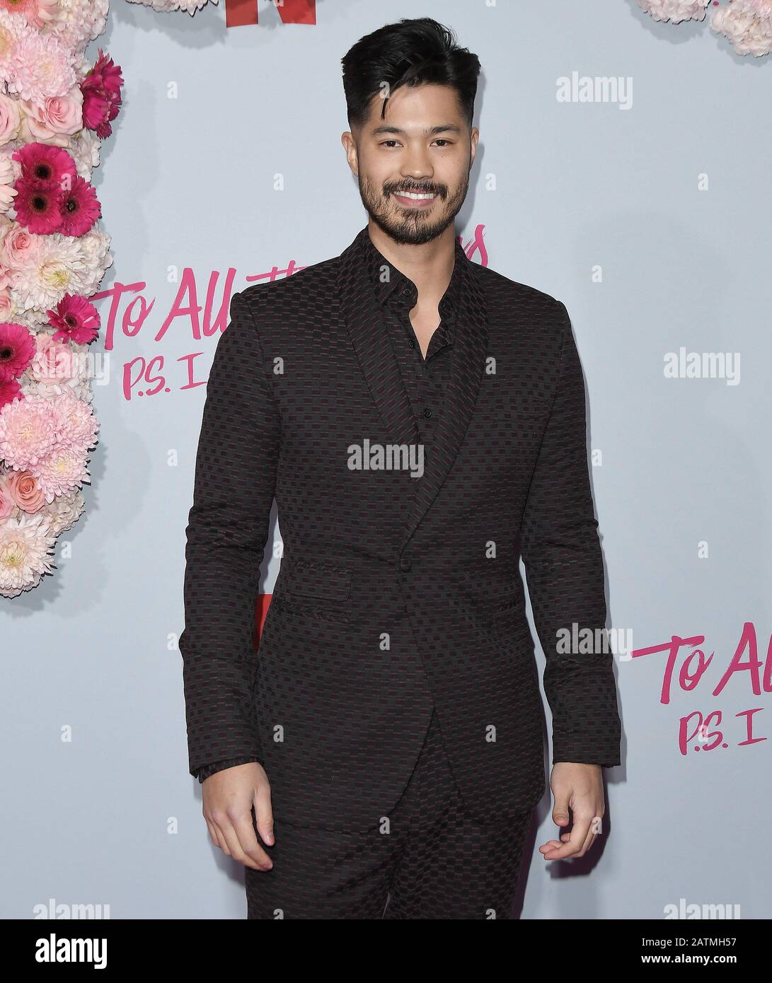 Los Angeles, USA. 03rd Feb, 2020. Ross Butler arrives at the Netflix's ...