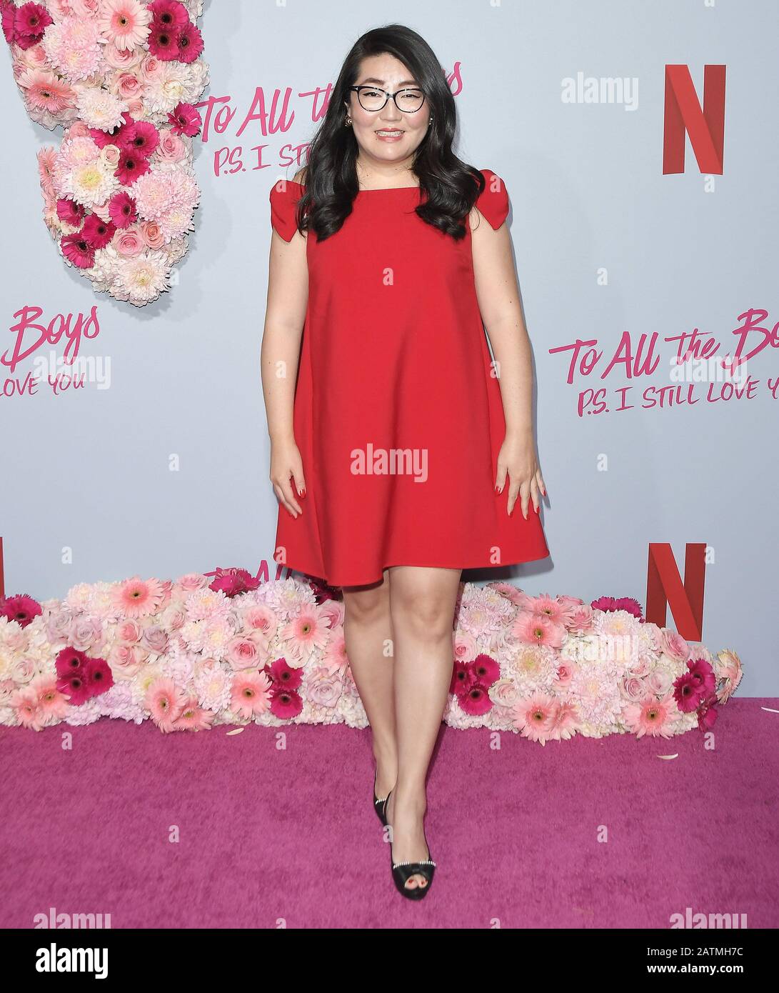 Los Angeles, USA. 03rd Feb, 2020. Jenny Han arrives at the Netflix's TO ...