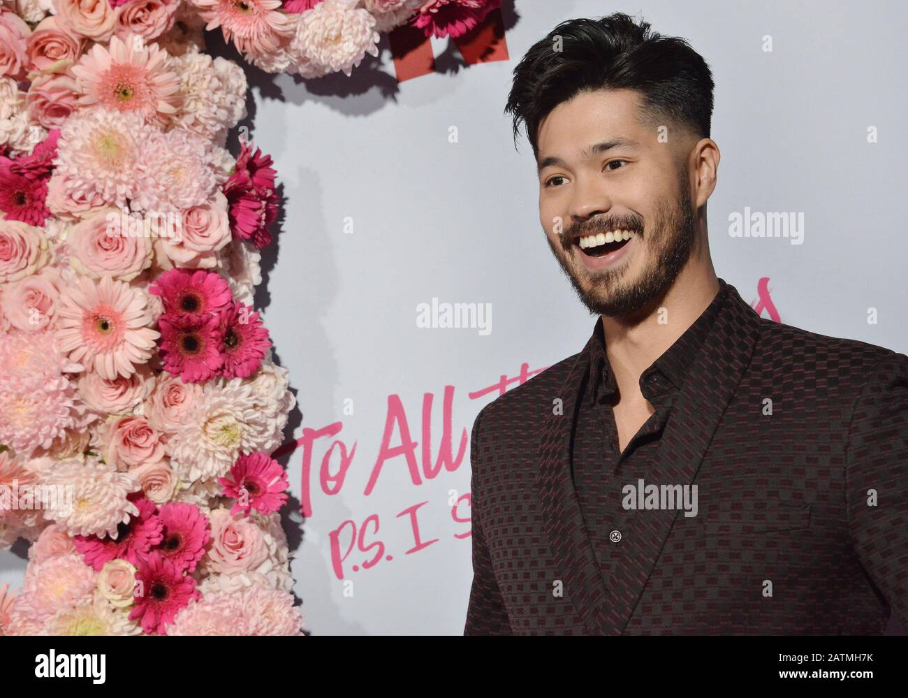 Los Angeles, USA. 03rd Feb, 2020. Ross Butler arrives at the Netflix's ...