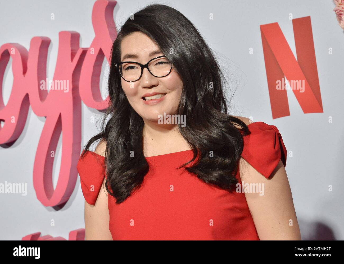 Los Angeles, USA. 03rd Feb, 2020. Jenny Han arrives at the Netflix's TO ...