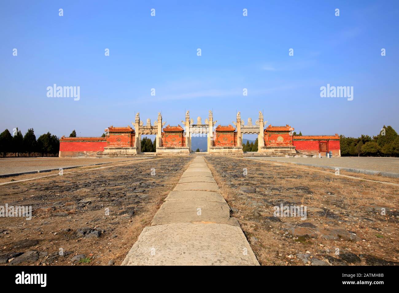 Chinese ancient stone arch Stock Photo - Alamy