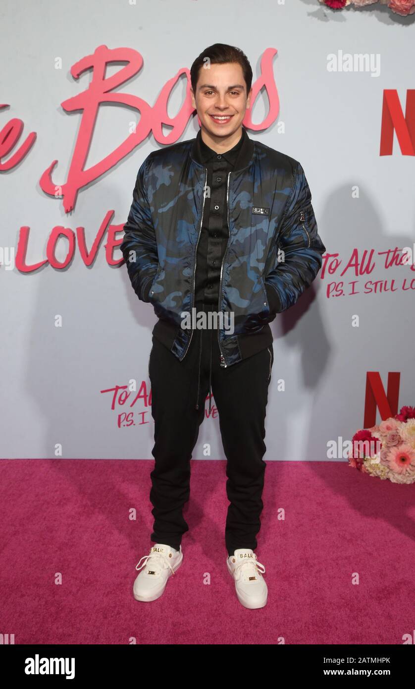 Los Angeles, Ca. 3rd Feb, 2020. Jake T. Austin, at Netflix's "To All ...