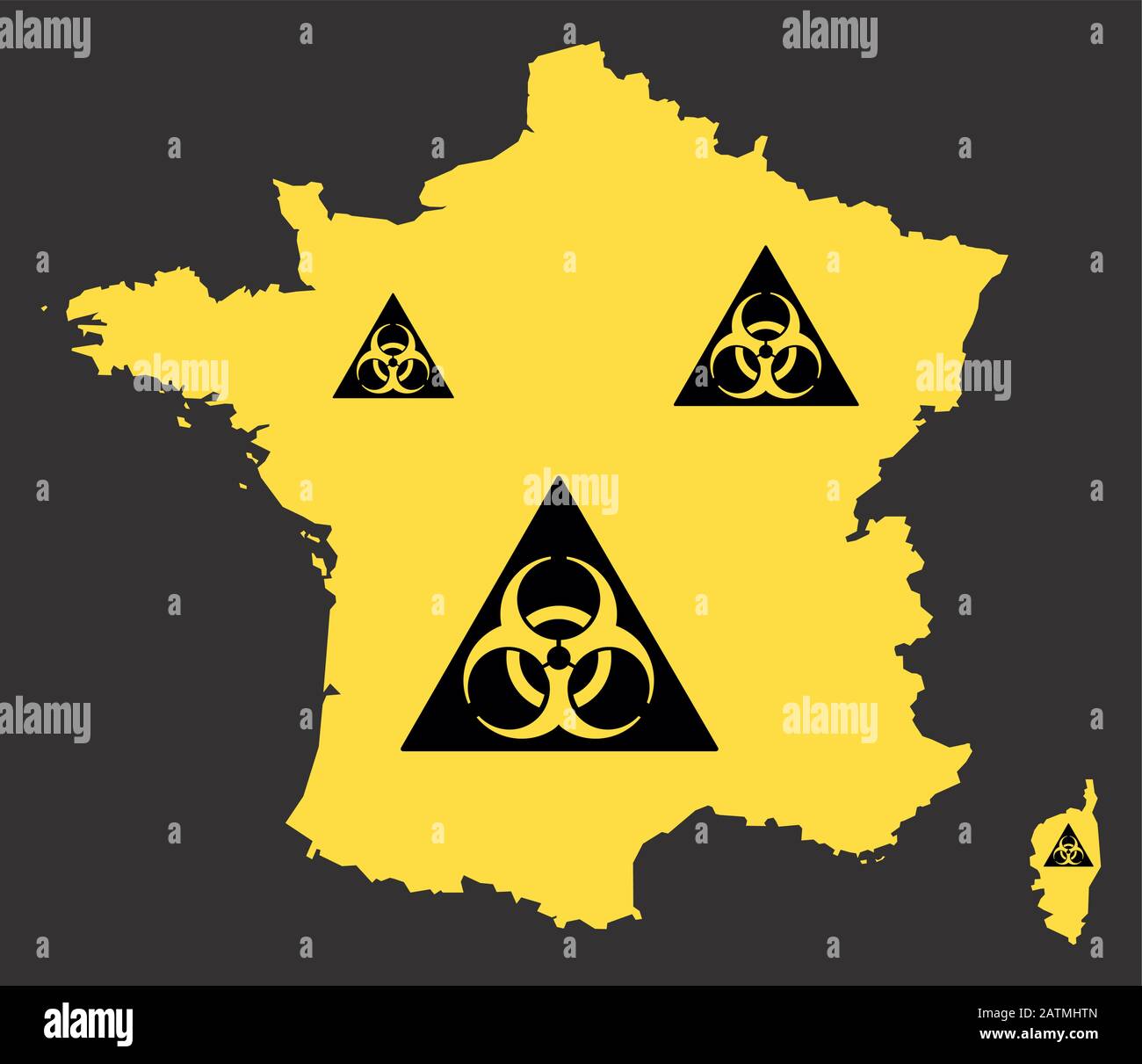 Corona virus france Stock Vector Images - Alamy