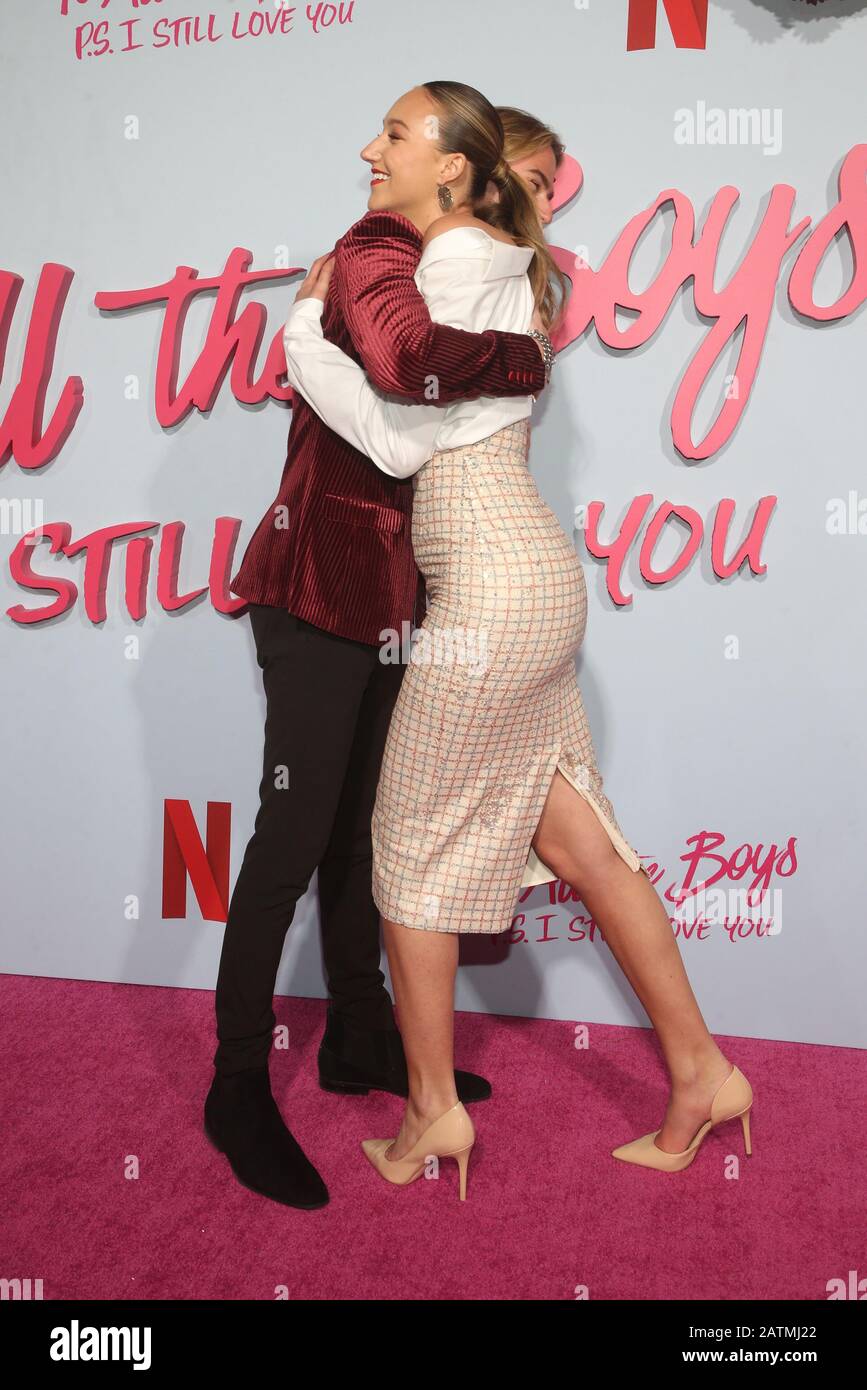 Los Angeles, Ca. 3rd Feb, 2020. Luke Eisner, Ava Michelle, at Netflix's ...