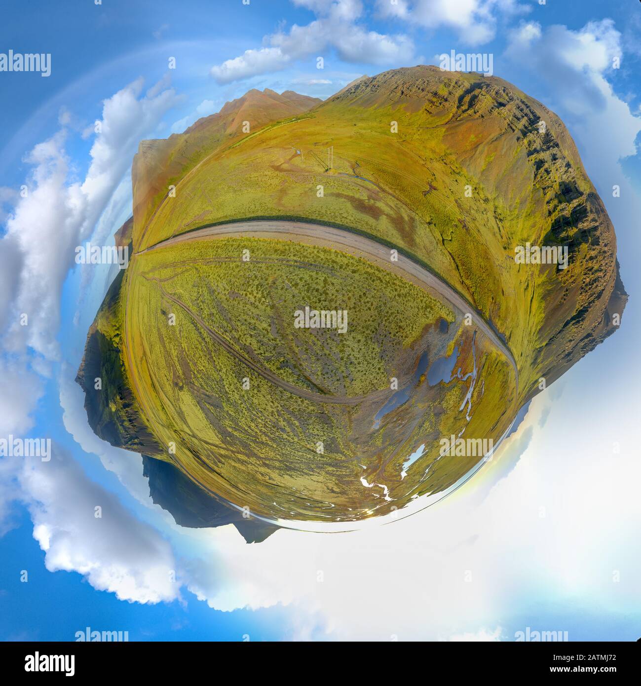 Planet earth and drone hi-res stock photography and images - Alamy