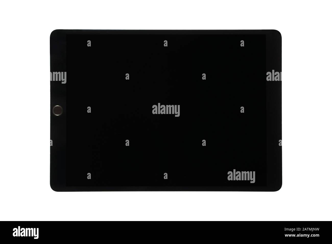 Brand new tablet isolated on white background Stock Photo - Alamy