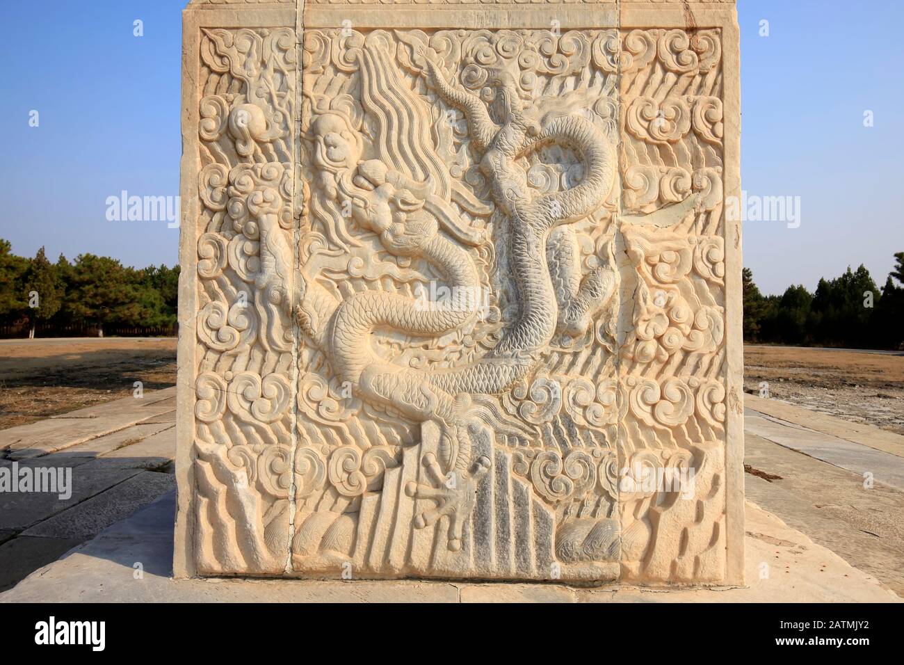 The ancient Chinese stone carving Stock Photo - Alamy