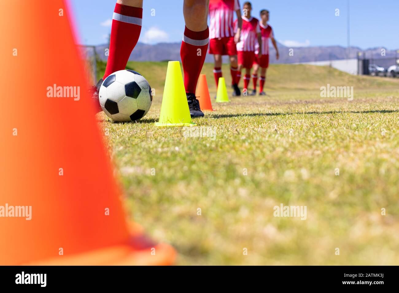 Soccer players legs hi-res stock photography and images - Alamy