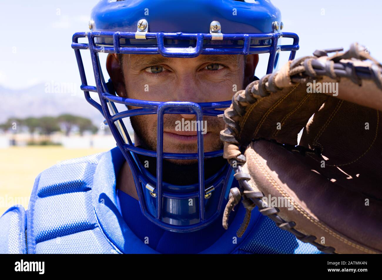 Muscular man baseball hi-res stock photography and images - Alamy