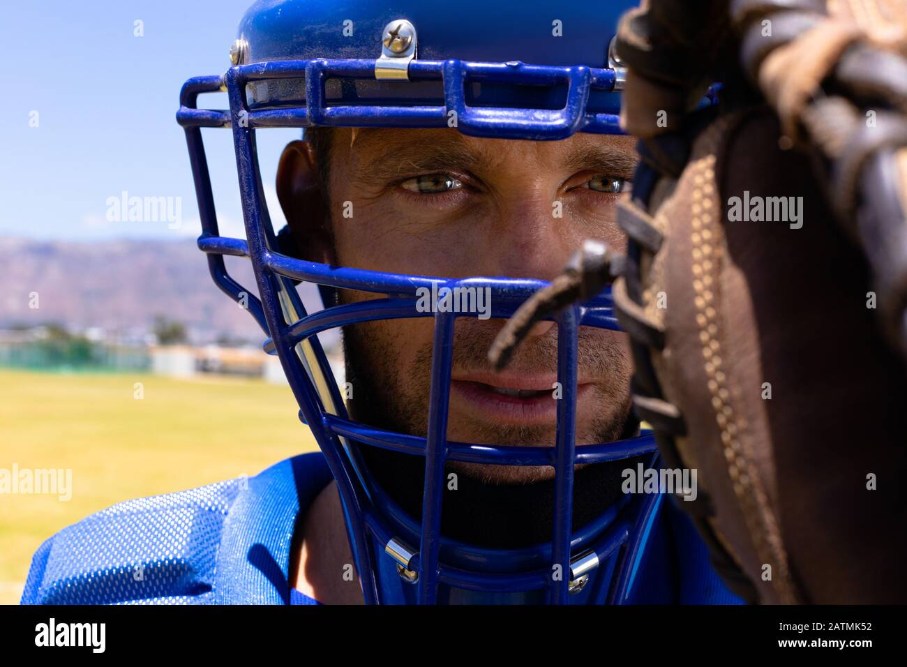 Muscular man baseball hi-res stock photography and images - Alamy