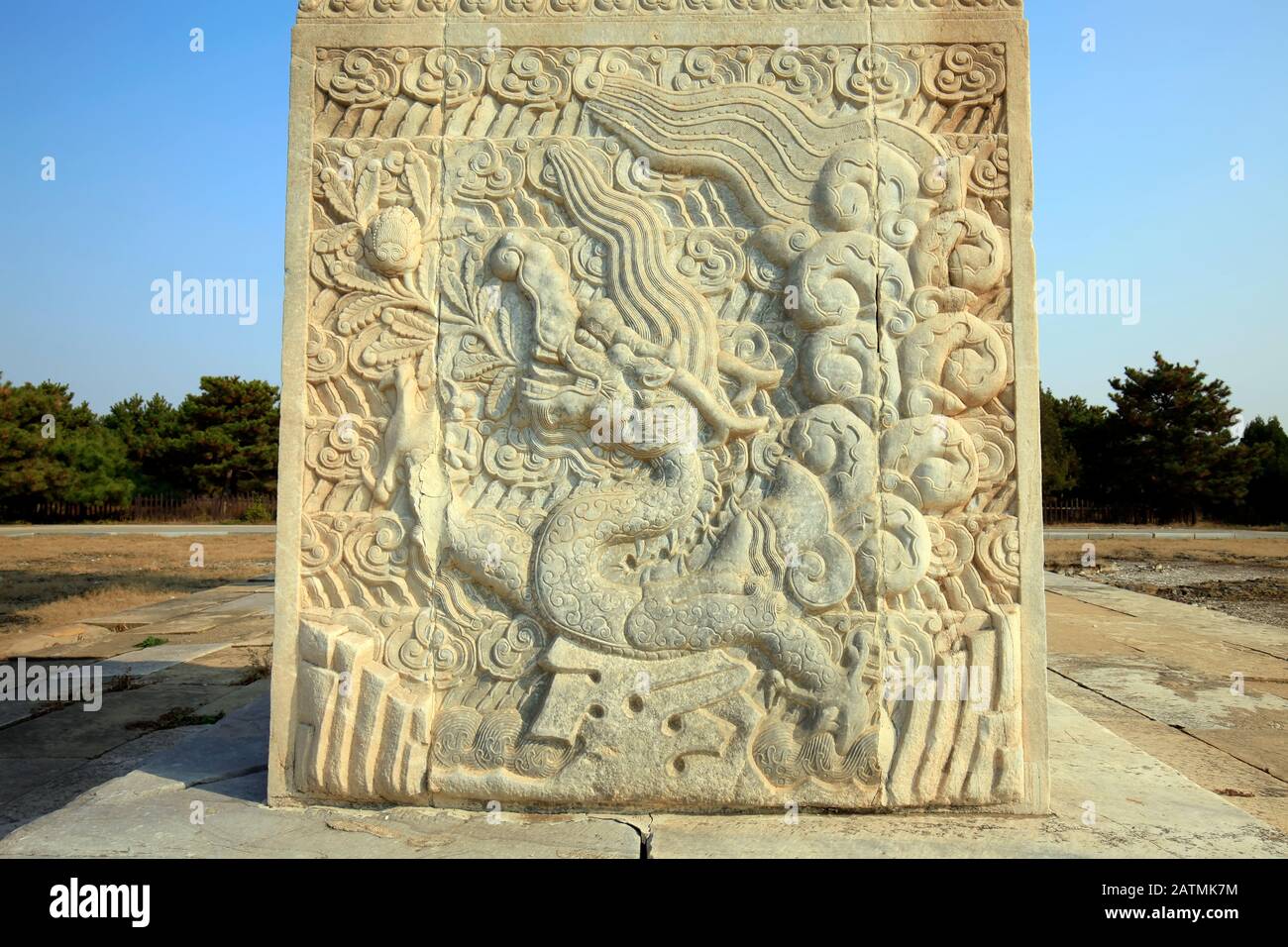 The ancient Chinese stone carving Stock Photo - Alamy
