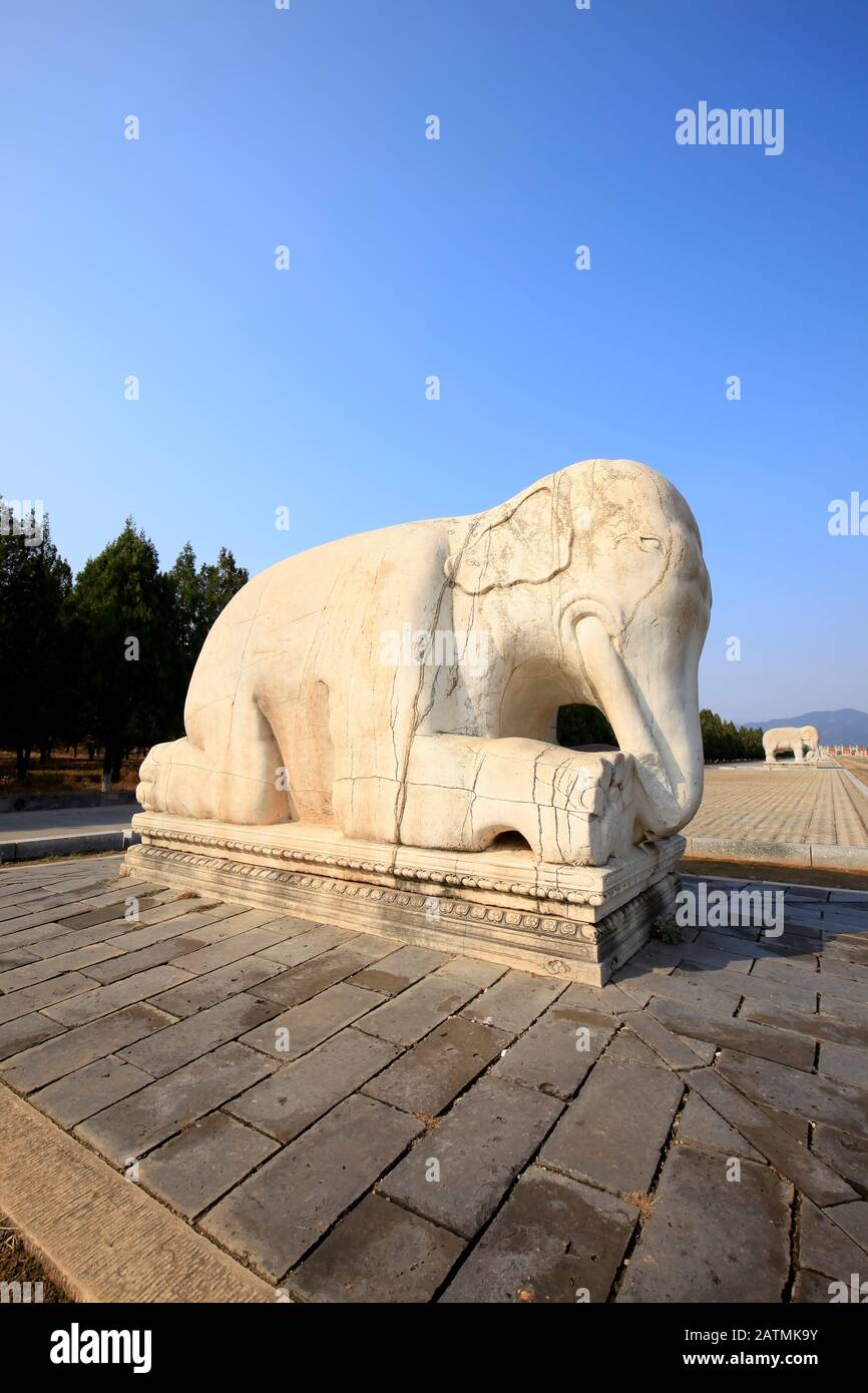 The ancient Chinese stone carving Stock Photo - Alamy