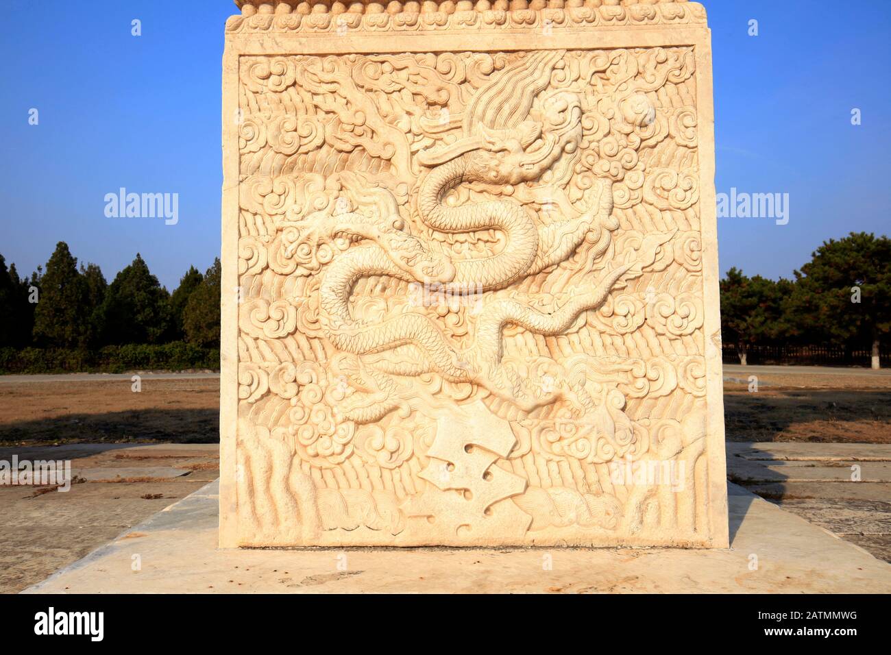The ancient Chinese stone carving Stock Photo - Alamy