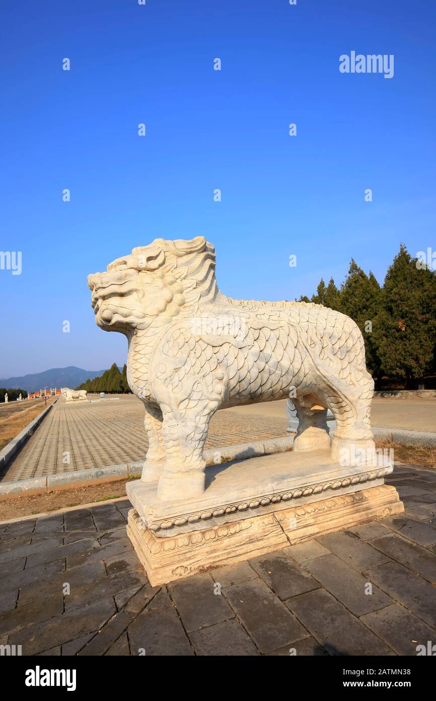 The ancient Chinese stone carving Stock Photo - Alamy