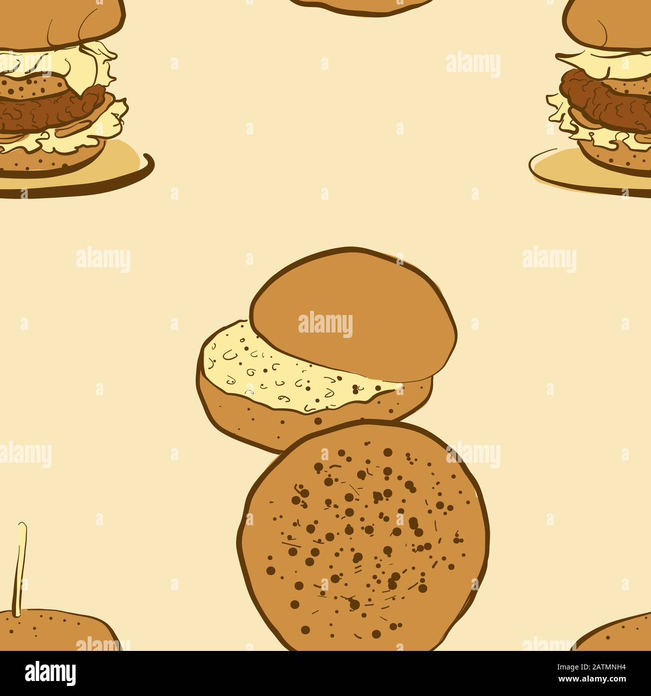 Stodgy brioche Stock Vector Images - Alamy