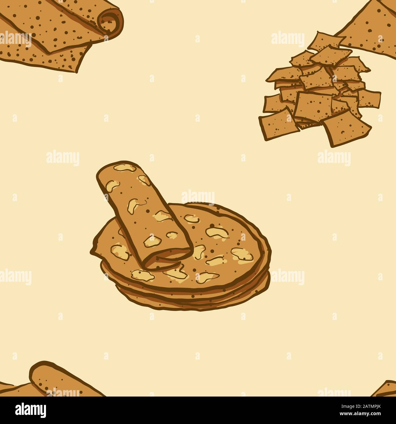 Lavas bread Stock Vector Images - Alamy