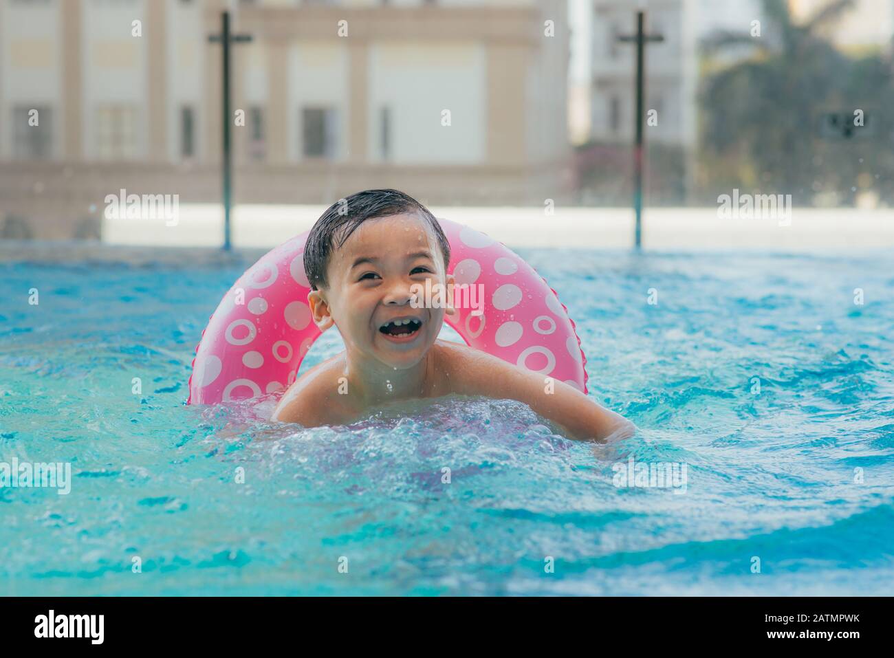 Asian kids swimming pool hi-res stock photography and images - Alamy
