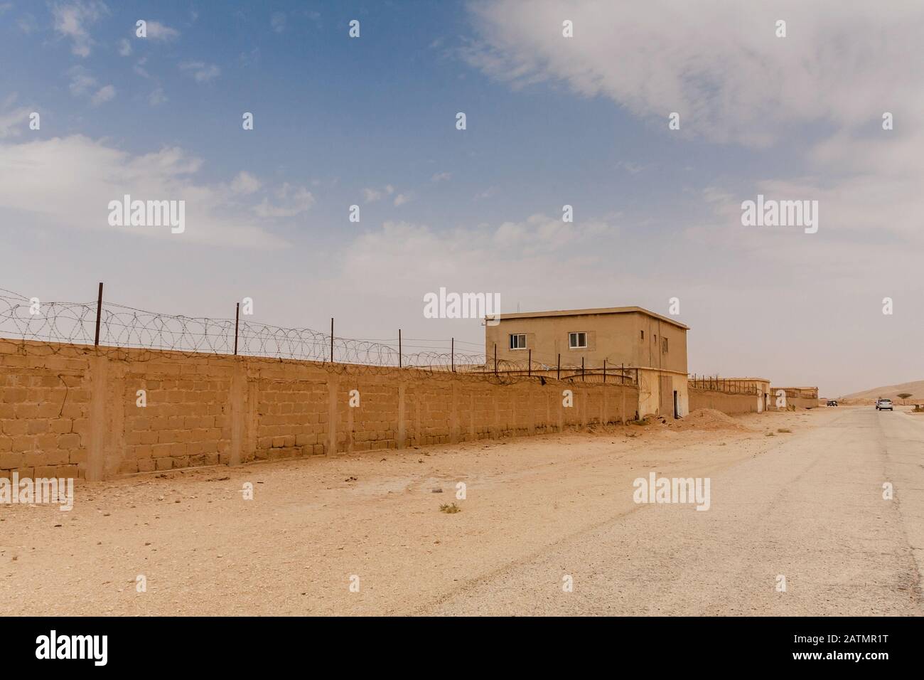 An abandoned poultry farm in Khafs Daghrah, Saudi Arabia Stock Photo ...