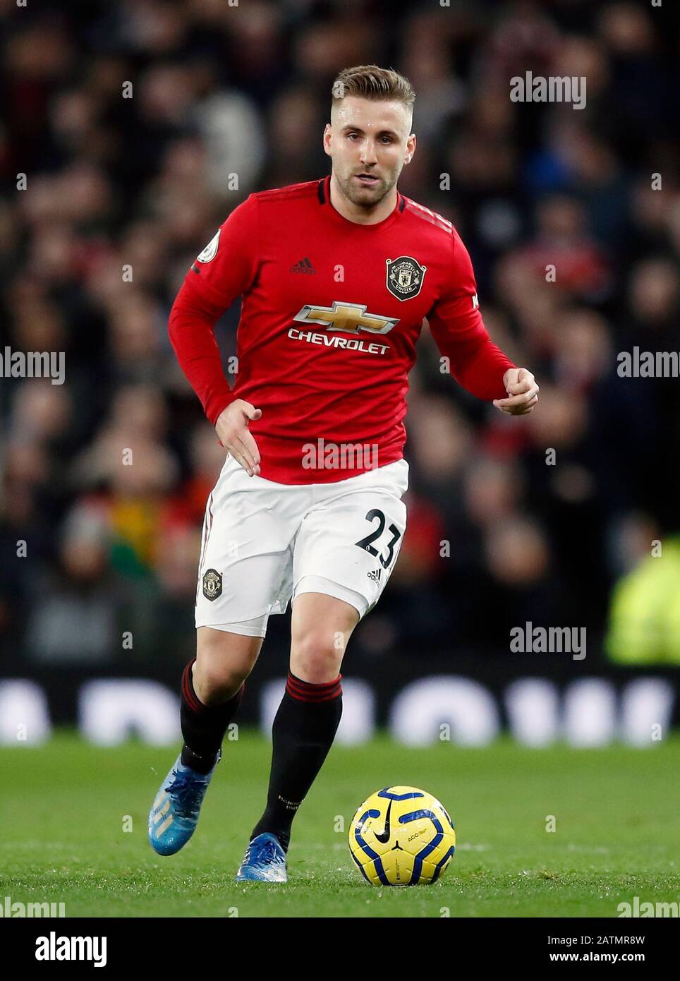 Manchester United's Luke Shaw Stock Photo - Alamy