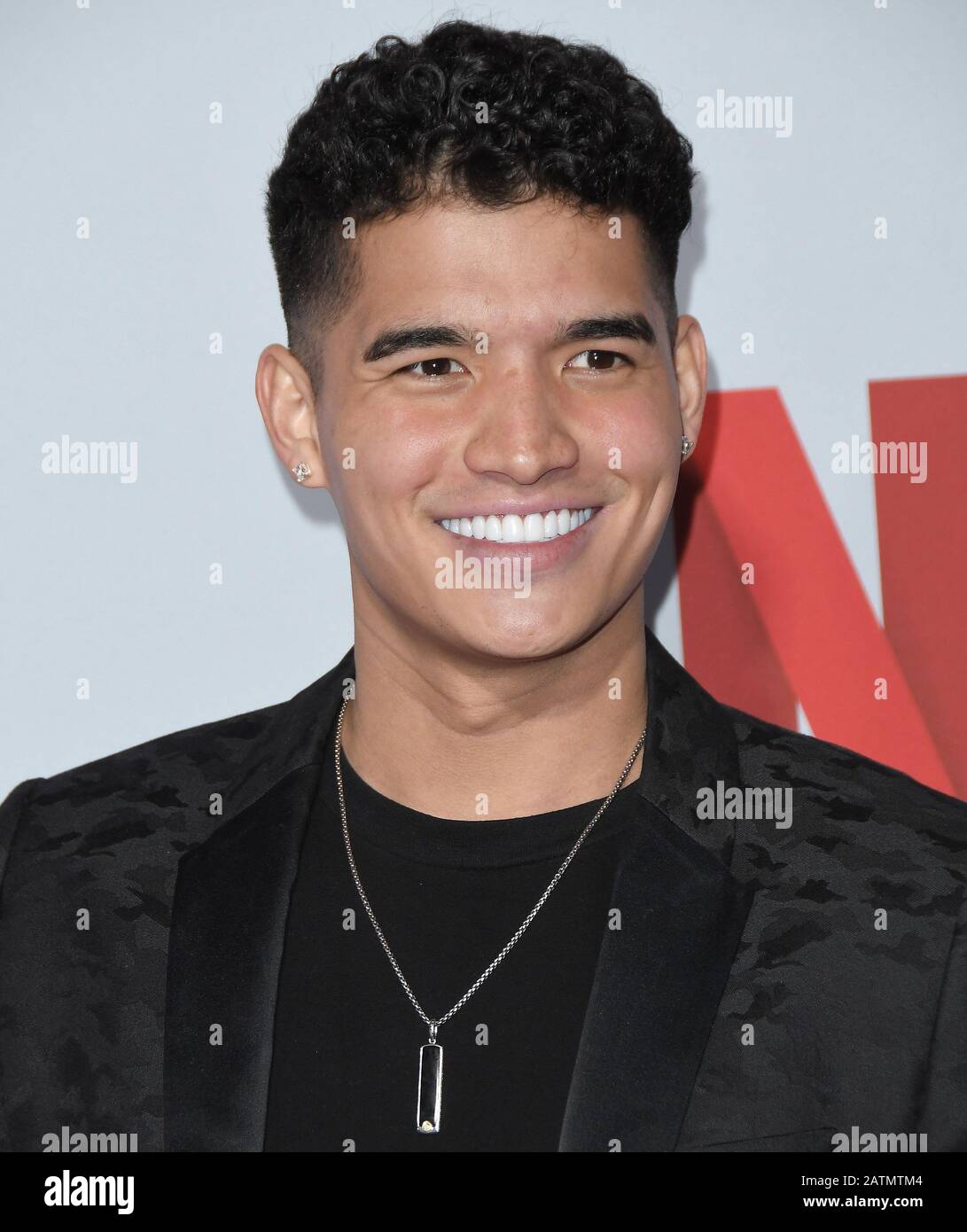 Los Angeles, USA. 03rd Feb, 2020. Alex Wassabi arrives at the Netflix's ...