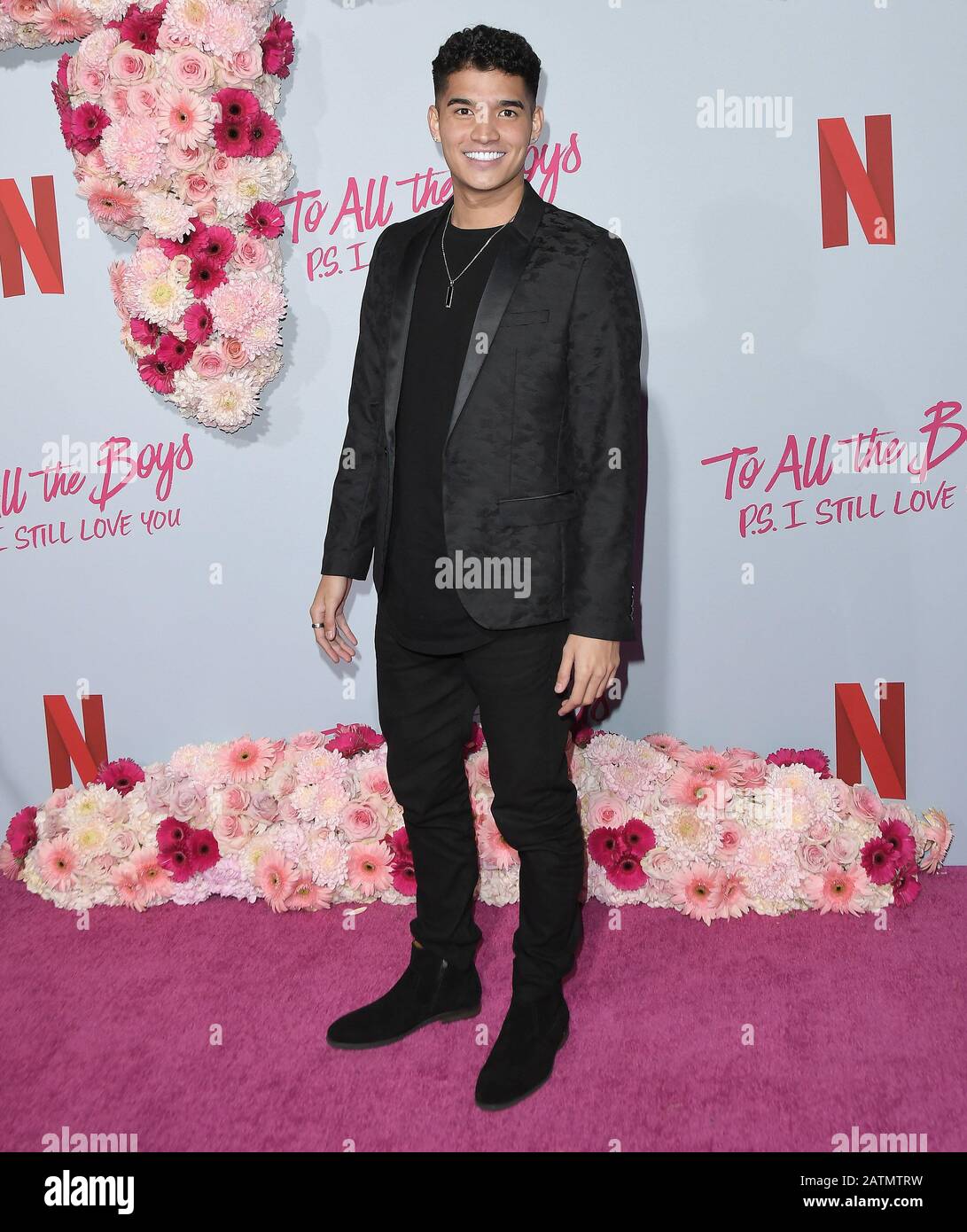 Los Angeles, USA. 03rd Feb, 2020. Alex Wassabi arrives at the Netflix's ...