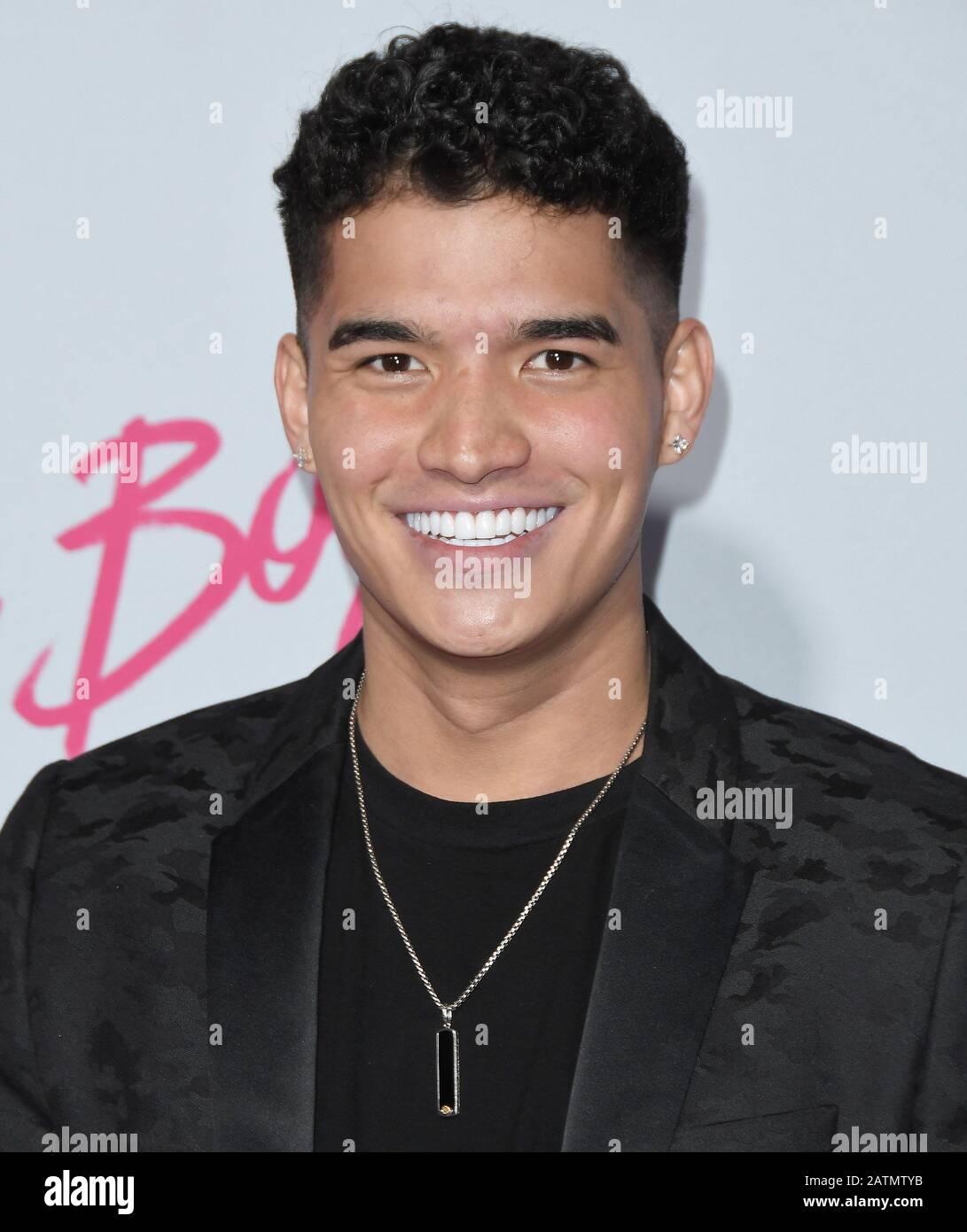 Los Angeles, USA. 03rd Feb, 2020. Alex Wassabi arrives at the Netflix's ...
