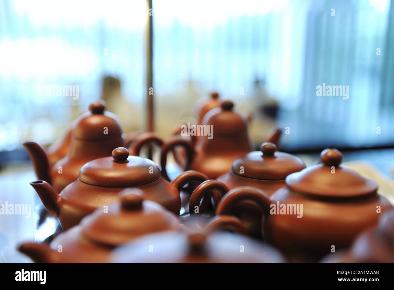 The portrait of still life Chinese tea pot Stock Photo - Alamy
