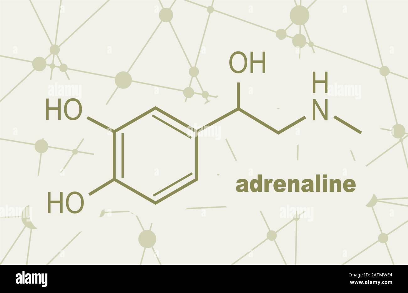 Chemistry chemical formula adrenaline hi-res stock photography and ...