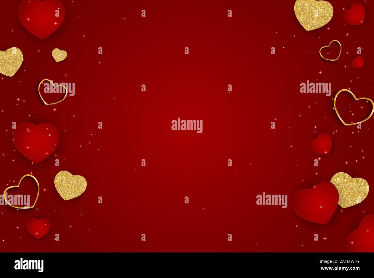 Valentine's Day Love and Feelings Background Design. illustration Stock ...