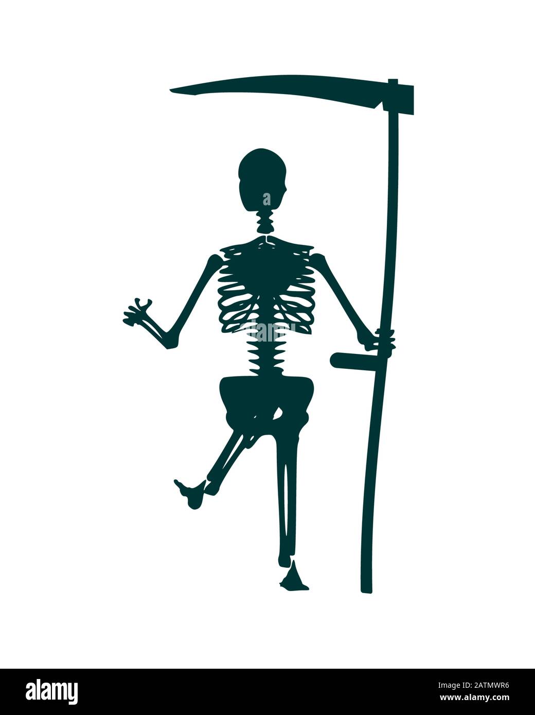 Skeleton sitting Stock Vector Images - Alamy