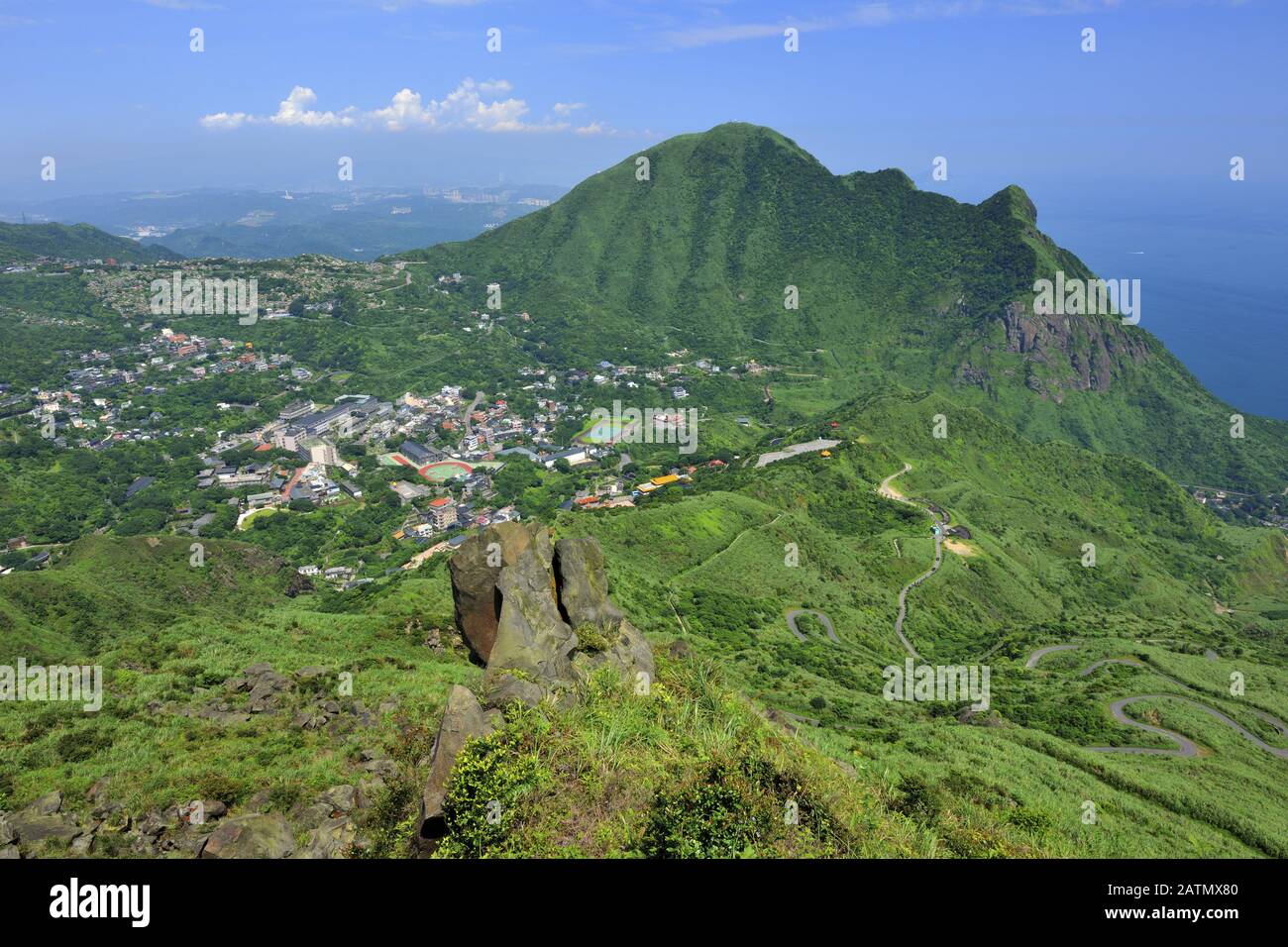 Scenic shot of Jiufen Ruifang District Stock Photo - Alamy