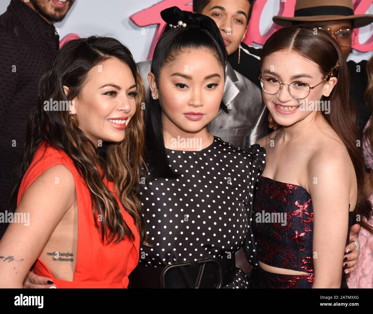 February 3, 2020, Hollywood, CA, USA: (L-R) Janel Parrish, Lana Condor ...