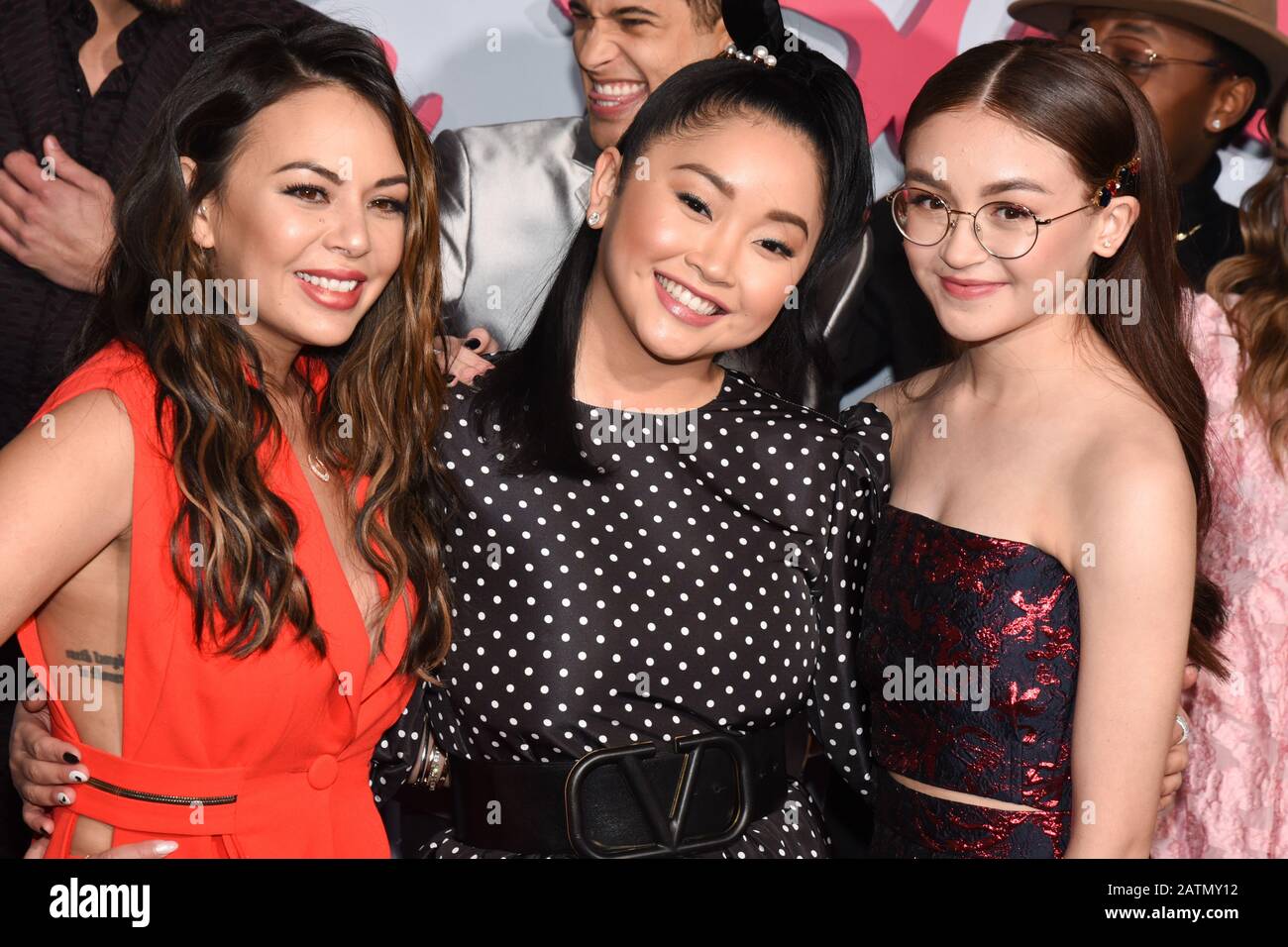 February 3, 2020, Hollywood, CA, USA: (L-R) Janel Parrish, Lana Condor ...