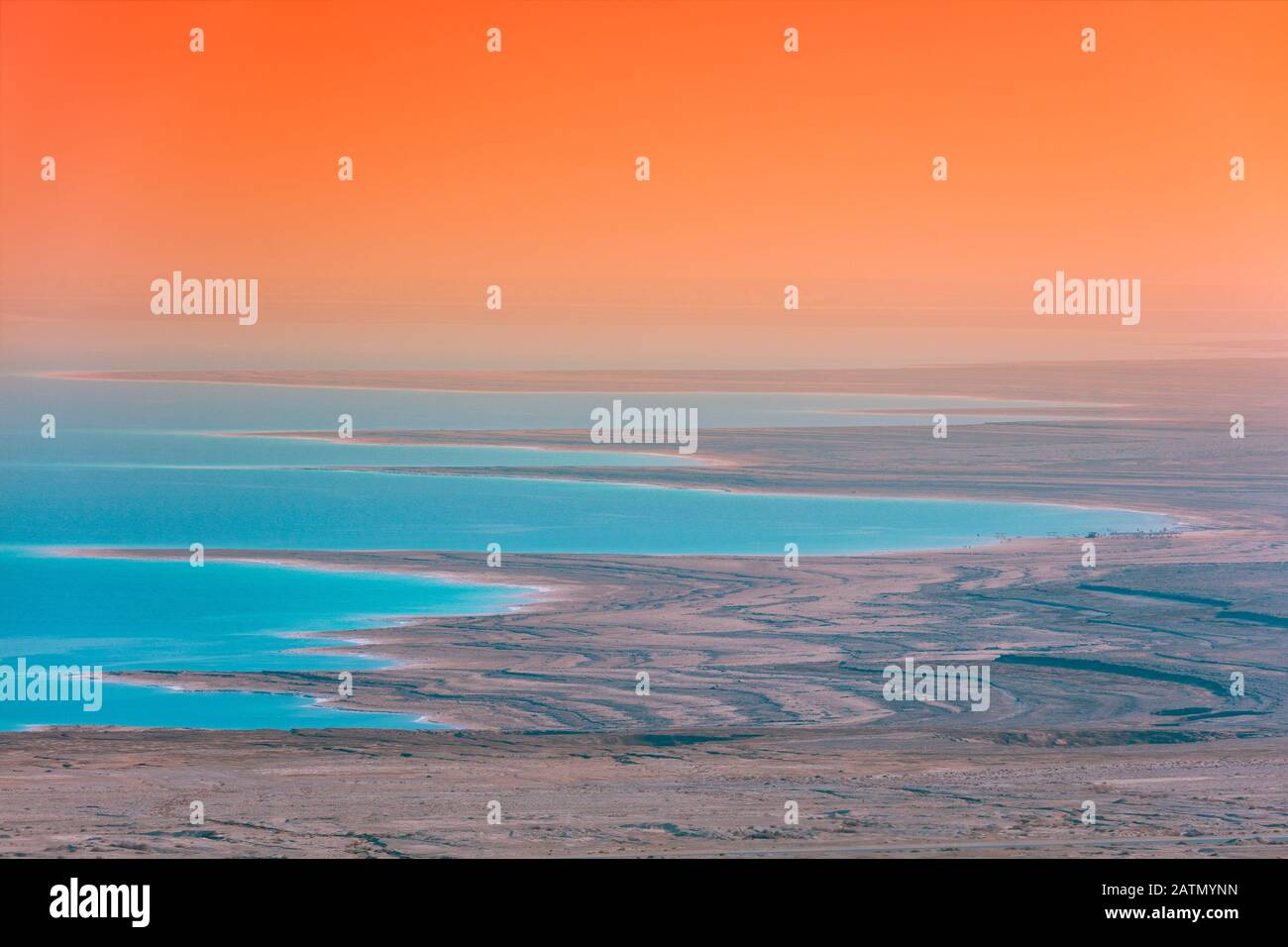 Sunrise over dead sea hi-res stock photography and images - Alamy
