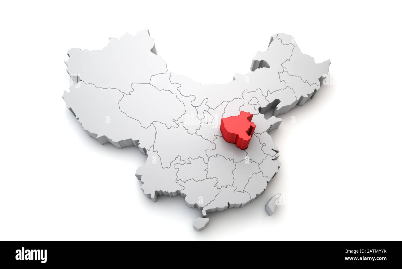 Map Henan Province China High Resolution Stock Photography and Images ...