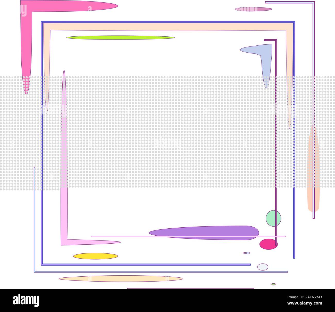 Colored rectangles, lines and dots Stock Vector Image & Art - Alamy