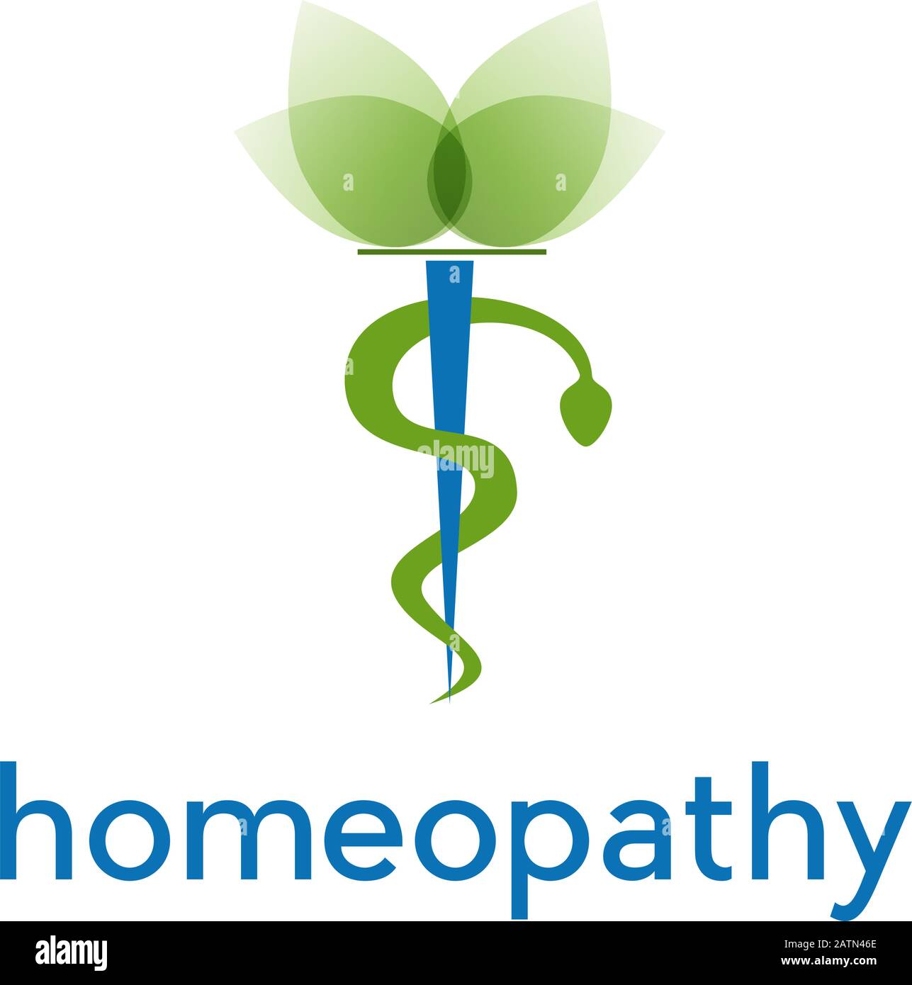Homeopathy alternative medicine logo vector hi-res stock photography ...