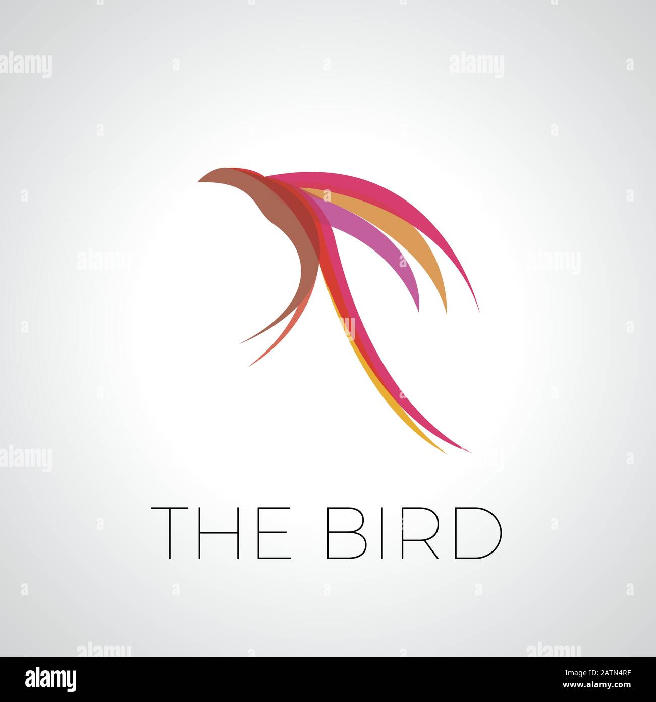 Vector abstract bird in flight Stock Vector Image & Art - Alamy