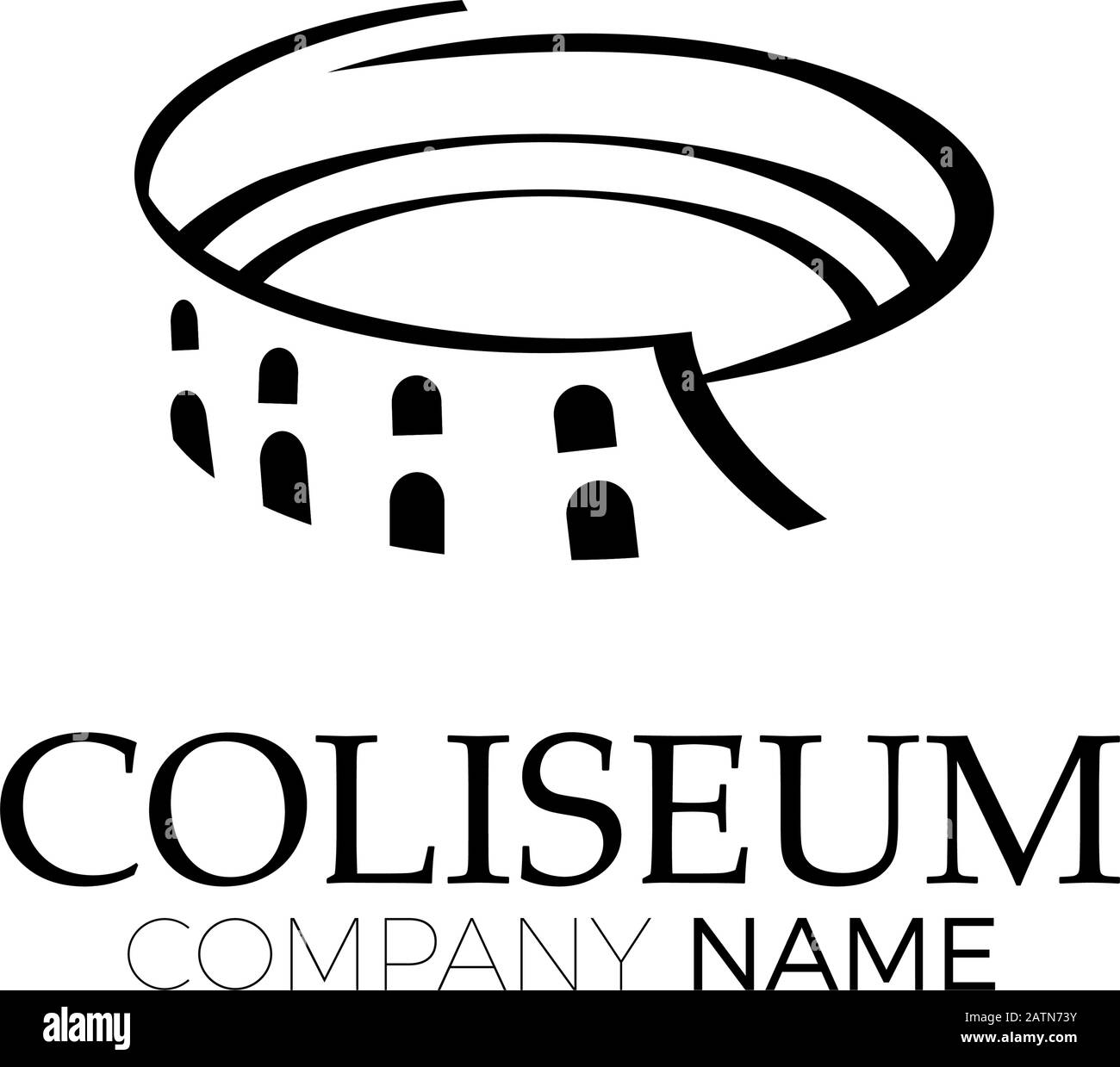 Roman coliseum design Cut Out Stock Images & Pictures - Alamy